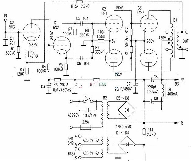 6AS7电子管功放 - 功放维修 《家电维修》技术论坛