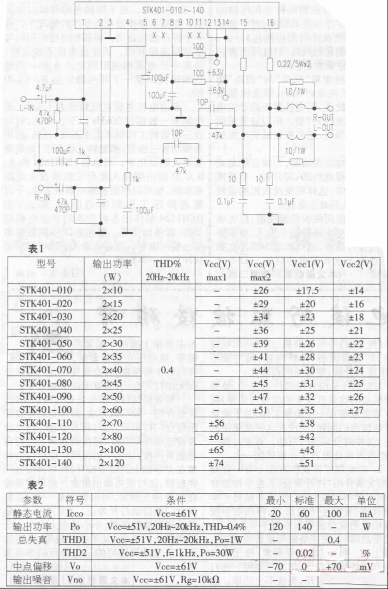 用STK401-140芯片做功放（图） - 功放维修 《家电维修》技术论坛