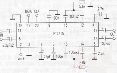 双通道数字音质处理IC PT2315应用与检修（图） - 功放维修 《家电维修》技术论坛